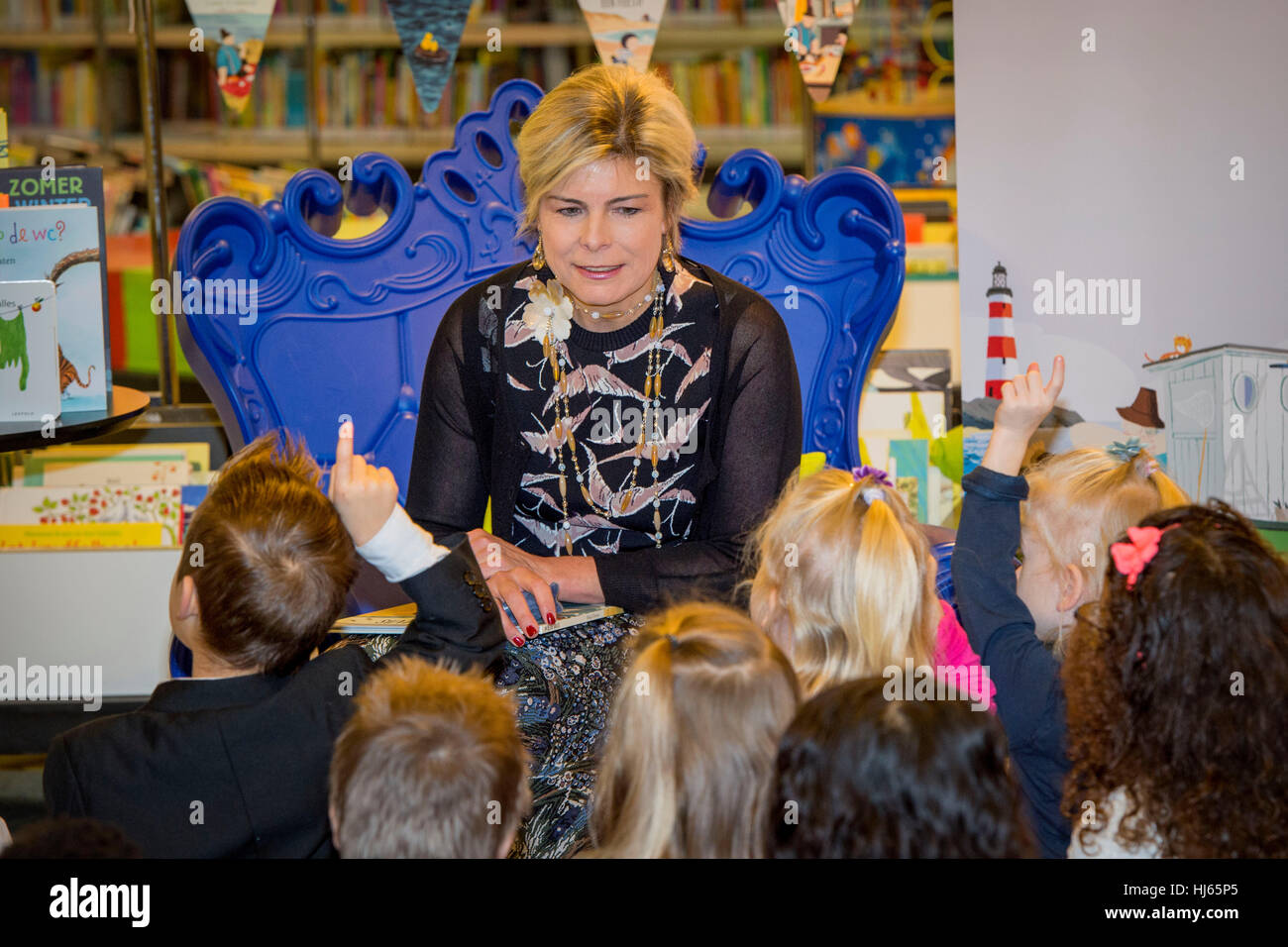 Almere-Stad, The Netherlands. 25th Jan, 2017. Princess Laurentien of ...