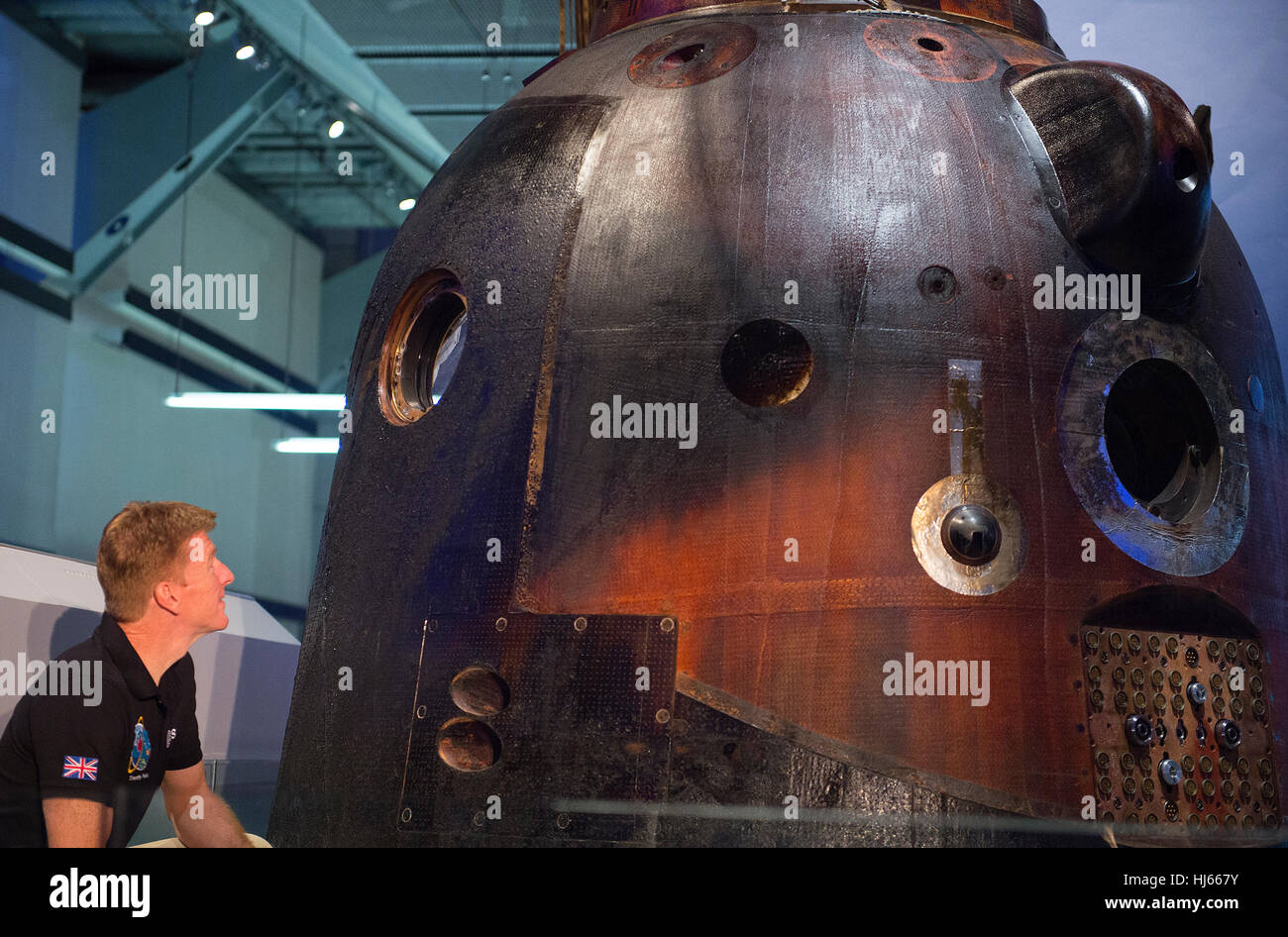 Science Museum, London, UK. 26th January, 2017. Tim Peake’s spacecraft ...