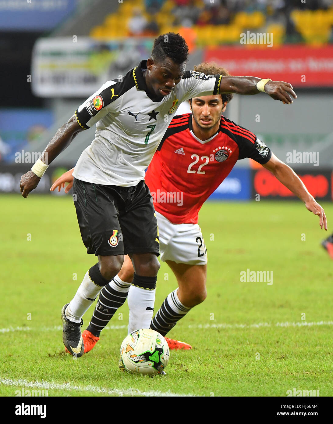 Stade de Port-Gentil, Gabon. 25th Jan, 2017. Group D match, Egypt ...