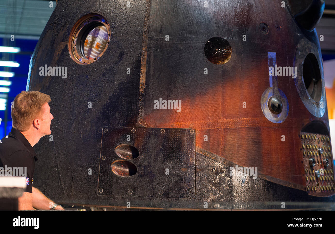 Science Museum, London, UK. 26th January, 2017. Tim Peake’s spacecraft ...