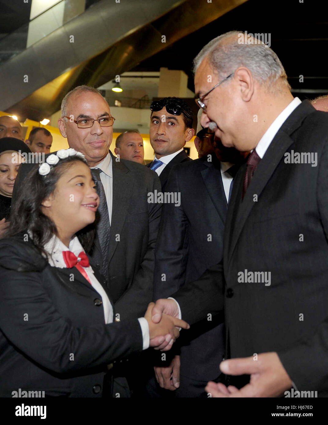 Cairo, Egypt. 26th Jan, 2017. Egyptian Prime Minister Sherif Ismail ...