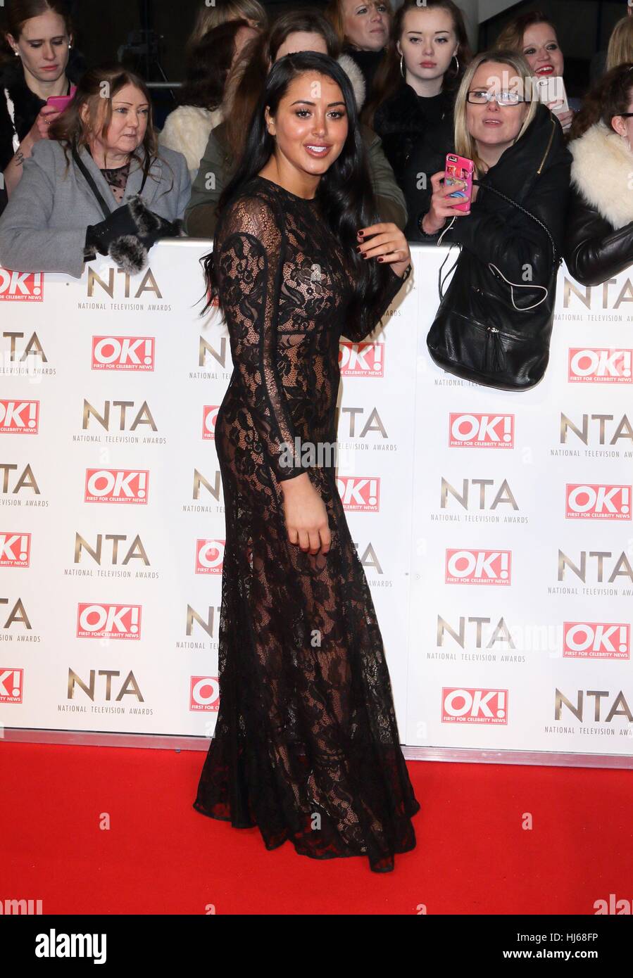 London, UK. 25th Jan, 2017. Marnie Simpson at National Television ...