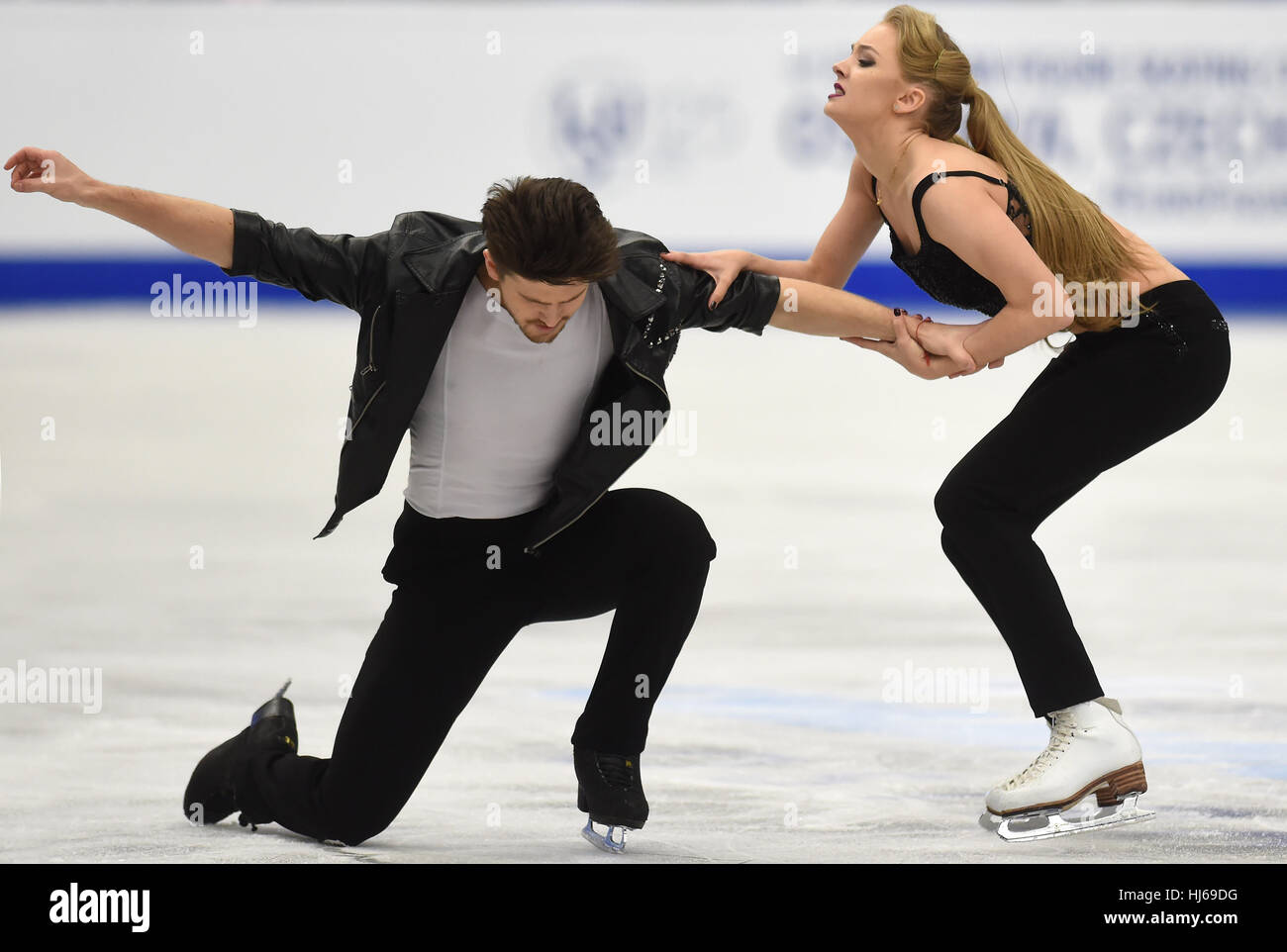 Ostrava, Czech Republic. 26th Jan, 2017. Alexandra Stepanova and Ivan ...