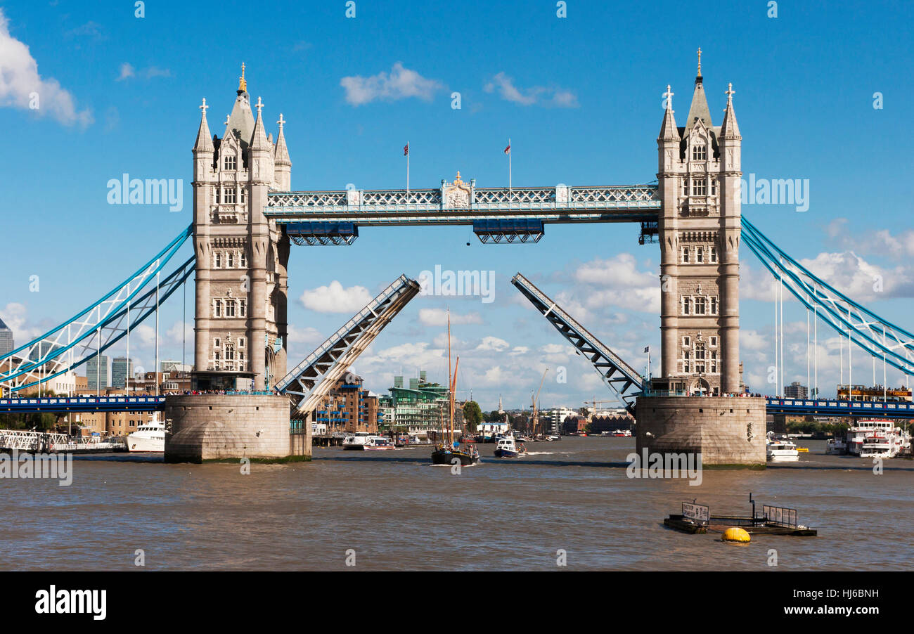 tower, bridge, london, thames, boat, river, water, rowing boat, sailing ...