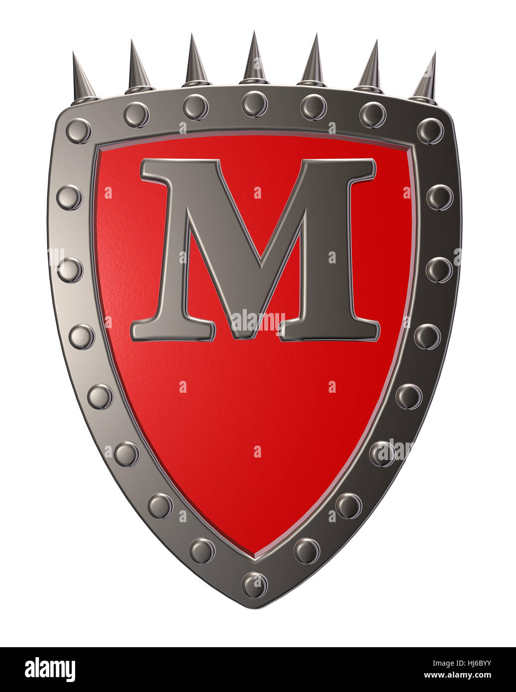 Iron shield hi-res stock photography and images - Alamy