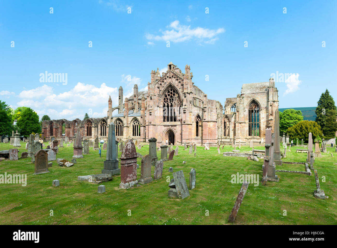 europe, ruins, monastery, scotland, building, travel, historical ...