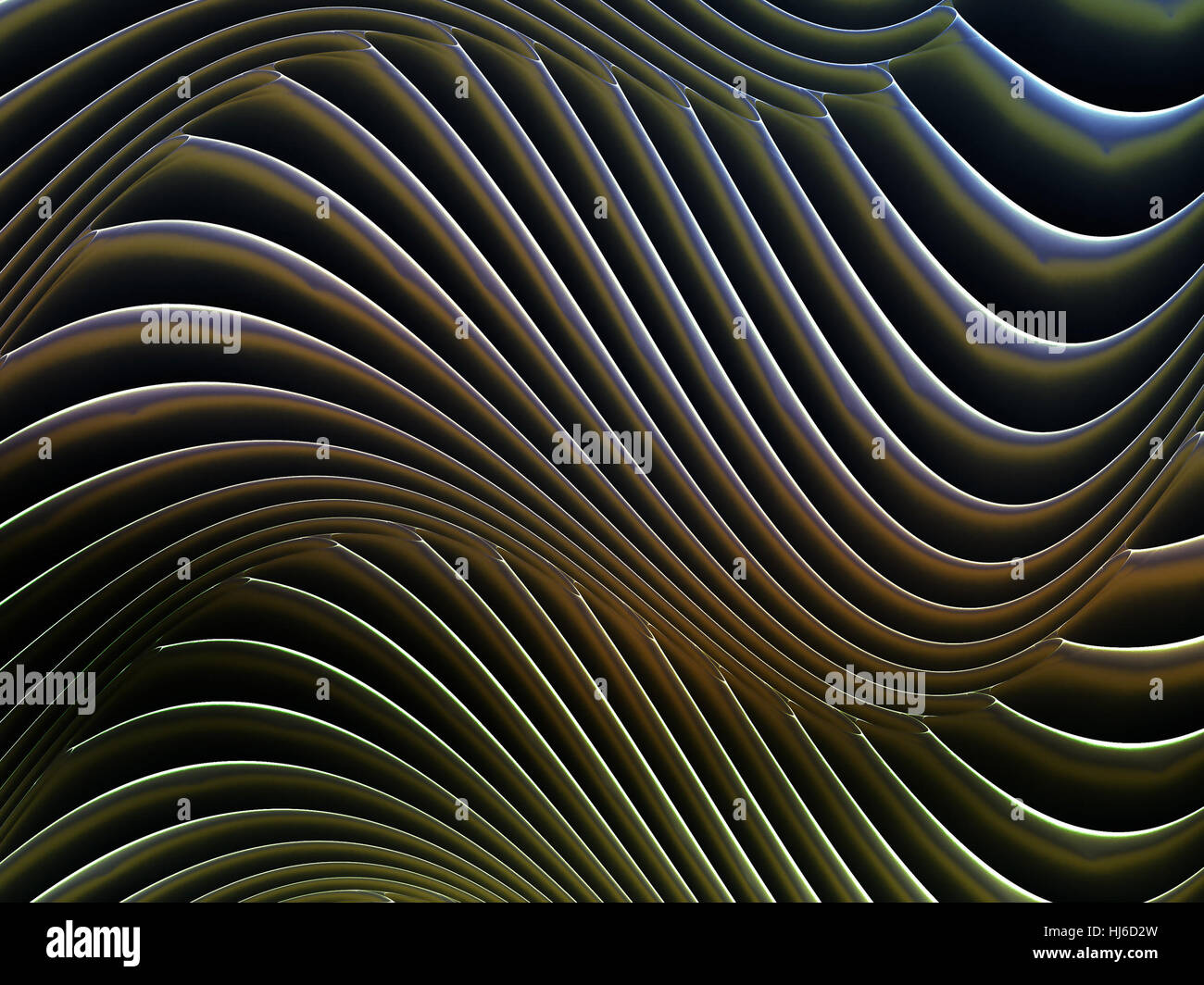 Alien Skin series. Composition of colored metallic textures on the ...