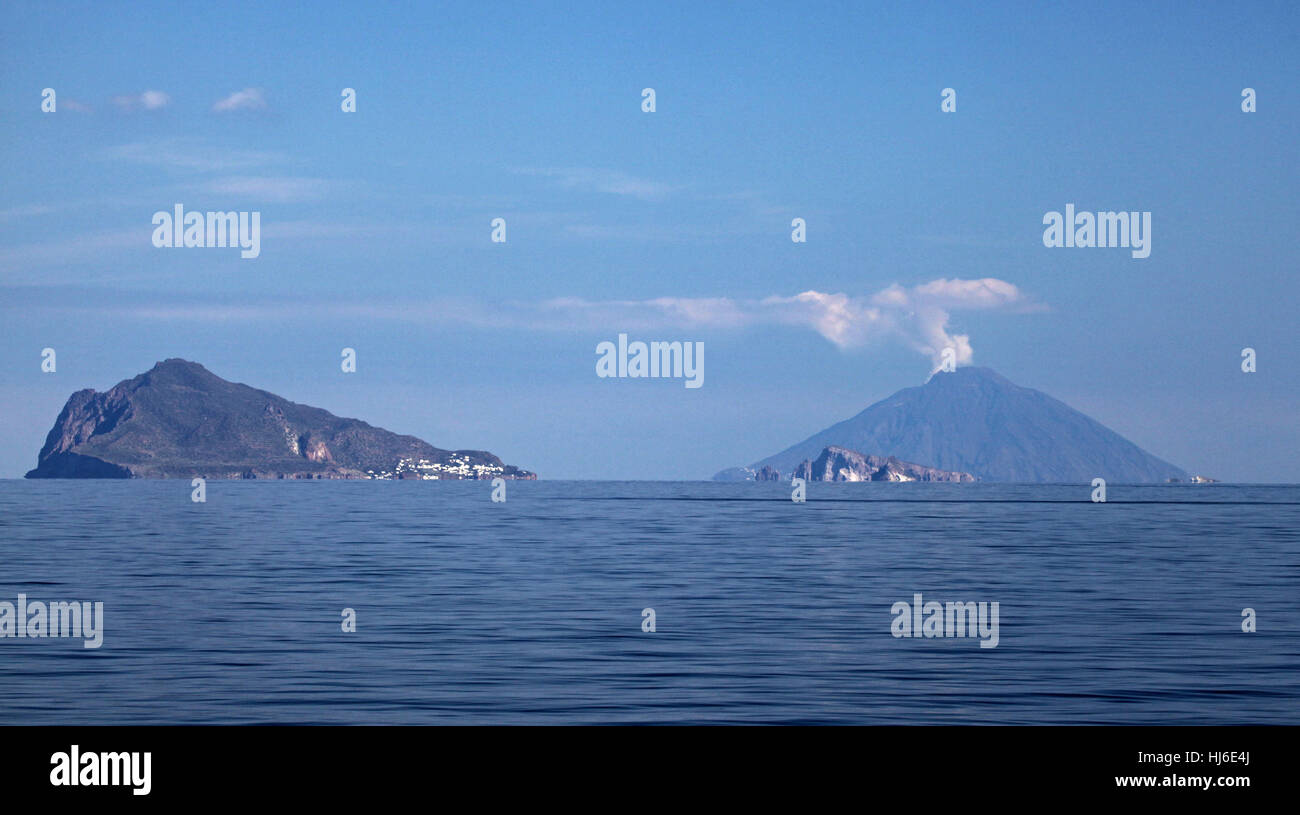 water, mediterranean, salt water, sea, ocean, sicily, vulcan, volcano ...