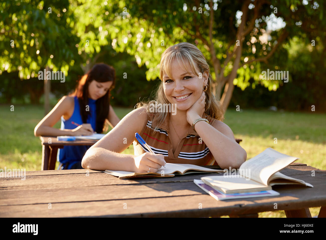 woman, park, high, student, young, younger, tall, school, educational ...