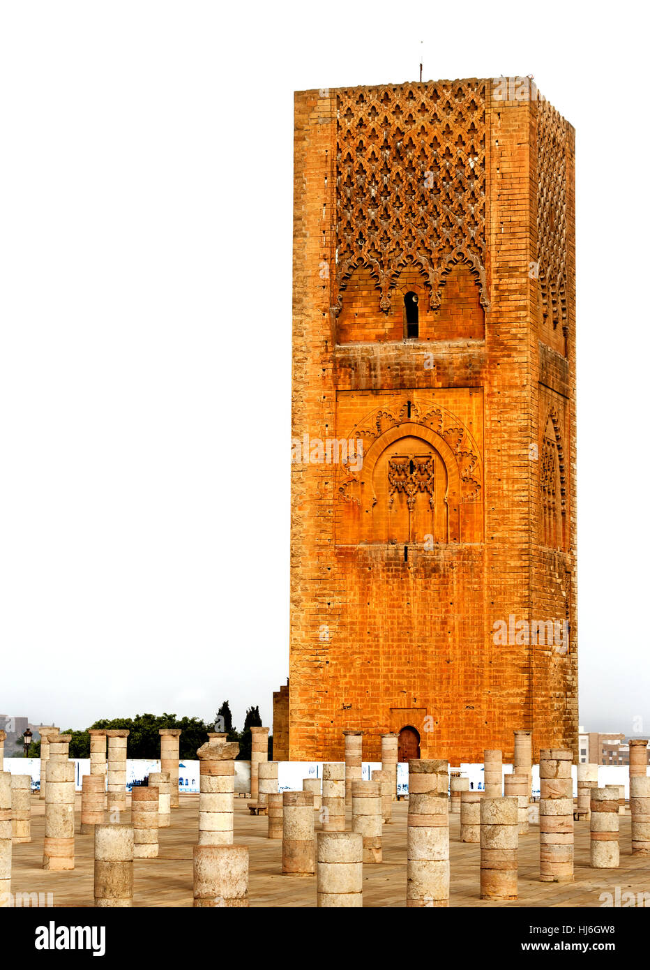 The Hassan Tower in Rabat, Morocco Stock Photo - Alamy