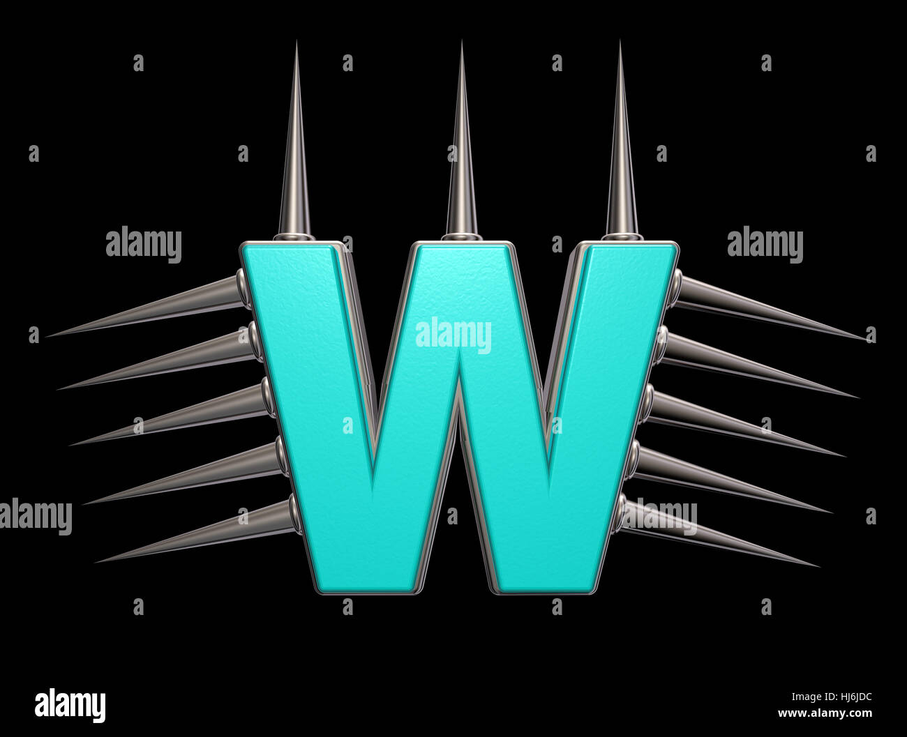 thorn letter w Stock Photo - Alamy