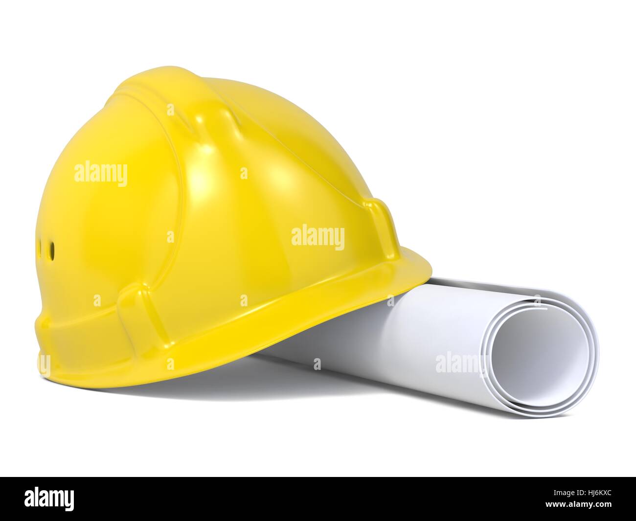 isolated, model, design, project, concept, plan, draft, industry ...