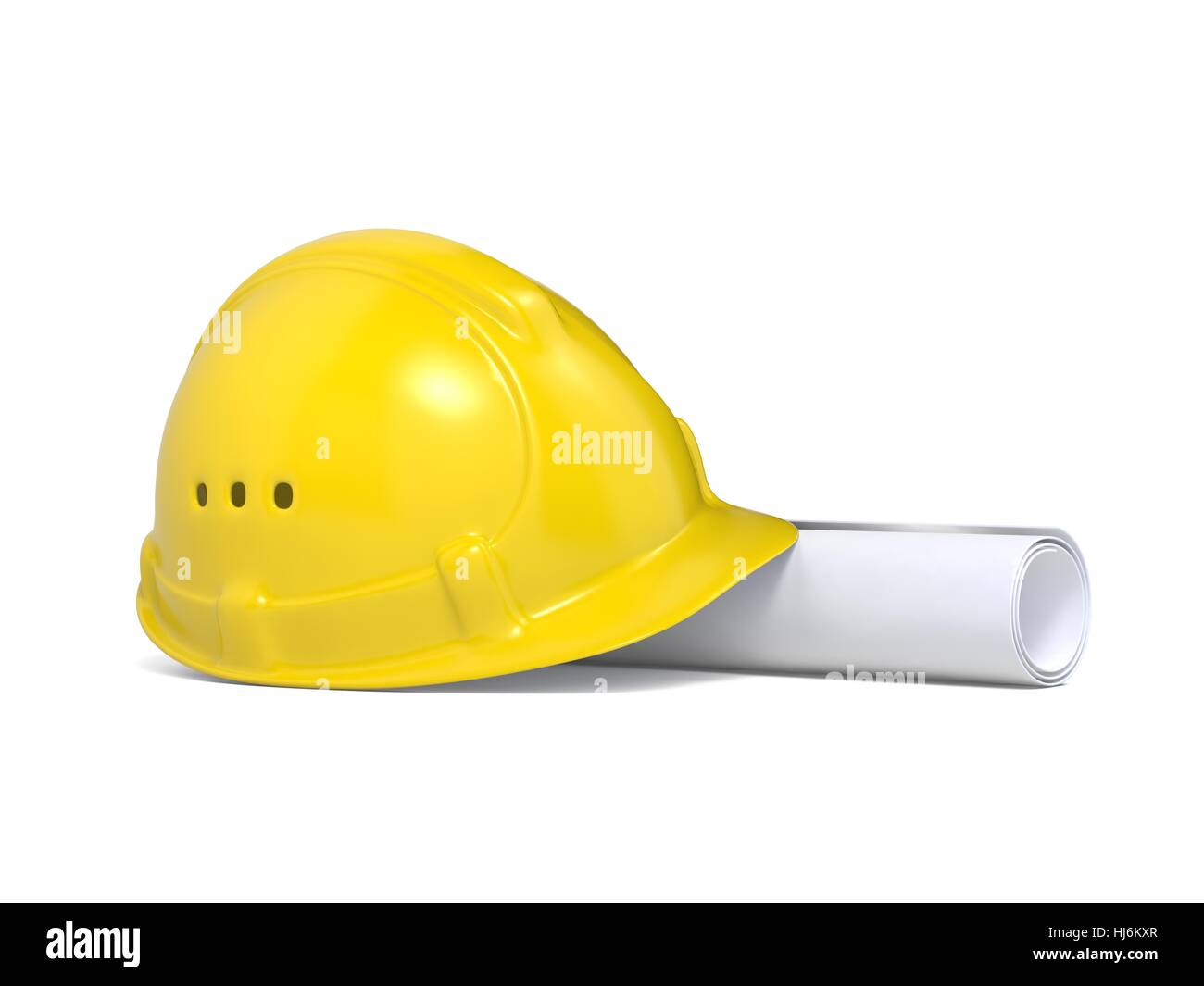 isolated, model, design, project, concept, plan, draft, industry ...