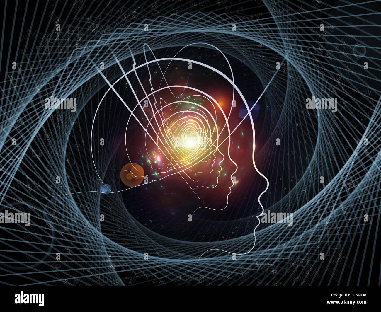 profile, calculation, arrangement, composition, space, face, human ...
