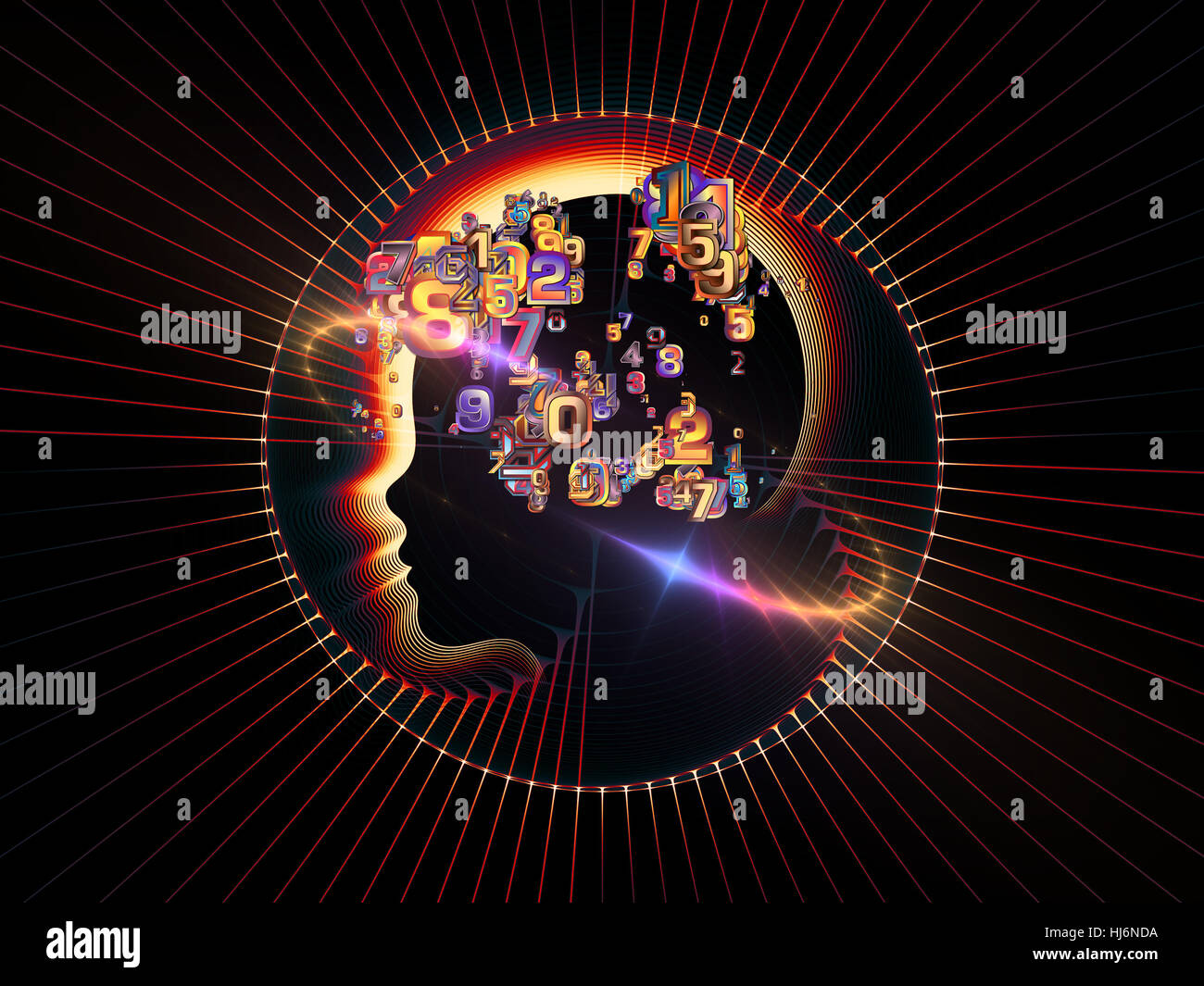 profile, calculation, arrangement, composition, space, face, human ...