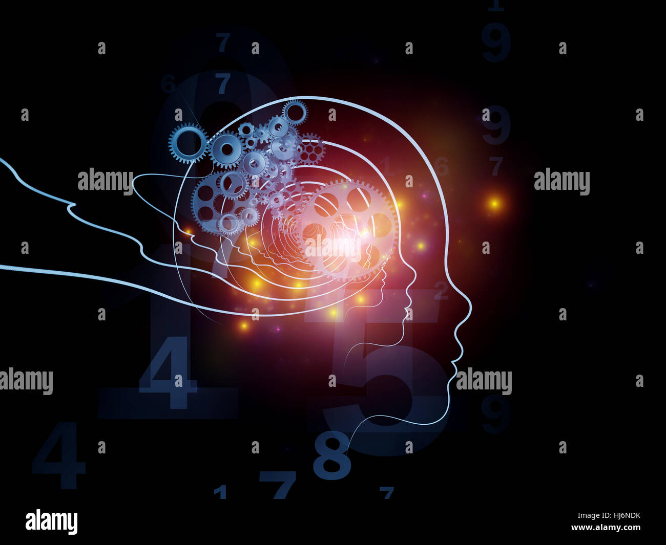 profile, blue, calculation, education, composition, model, design ...