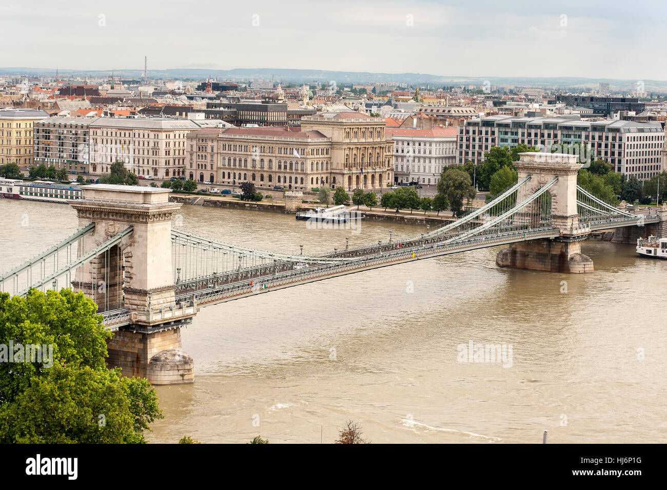 Budapest - Chain Bridge Stock Photo - Alamy