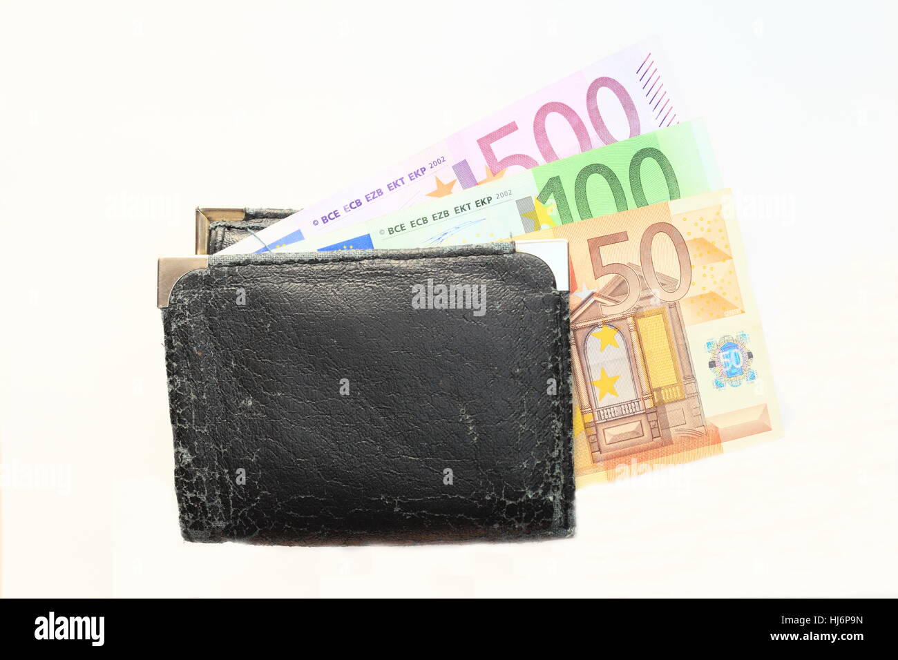 purse with money Stock Photo - Alamy