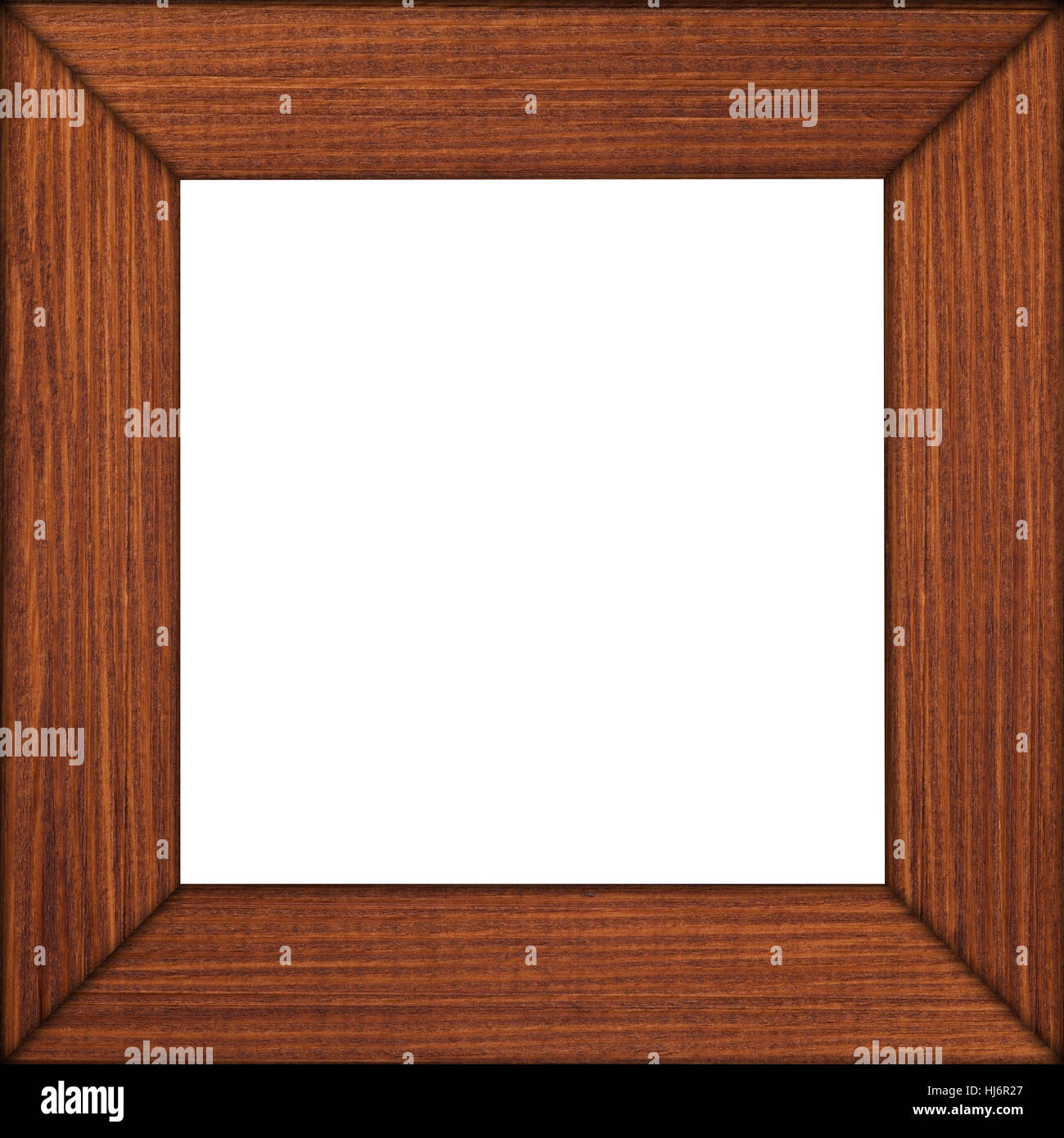 isolated brown wooden frame Stock Photo - Alamy