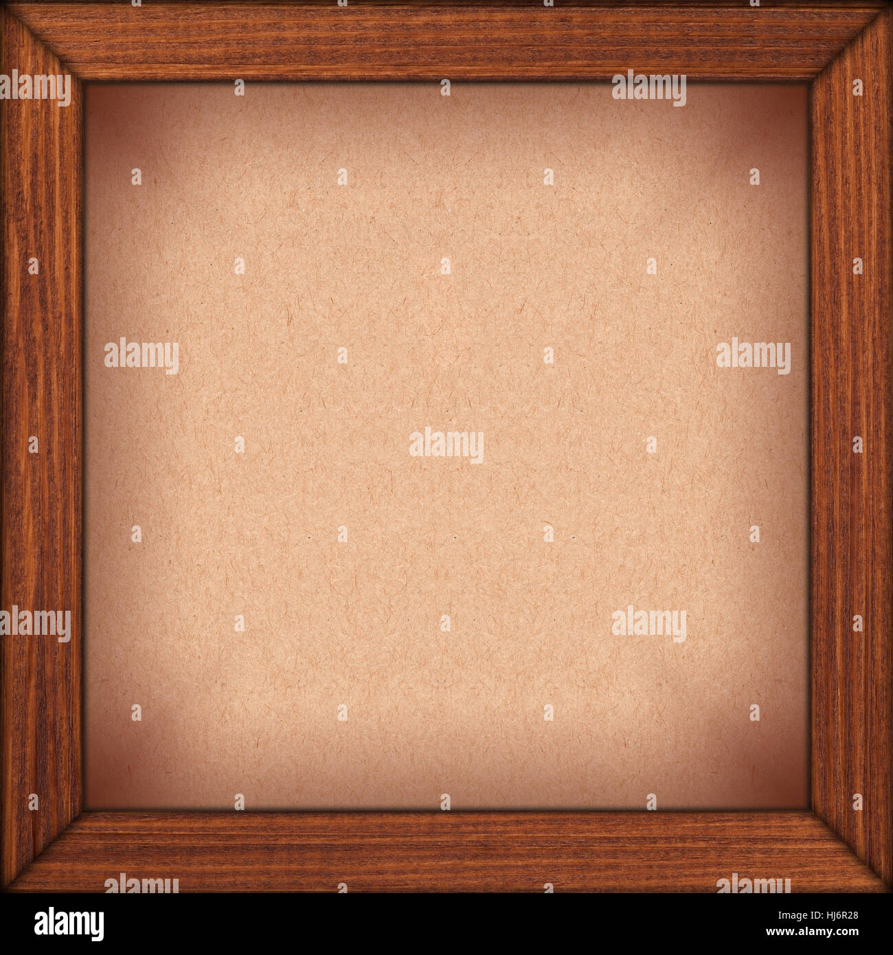 carton background in wooden frame Stock Photo - Alamy