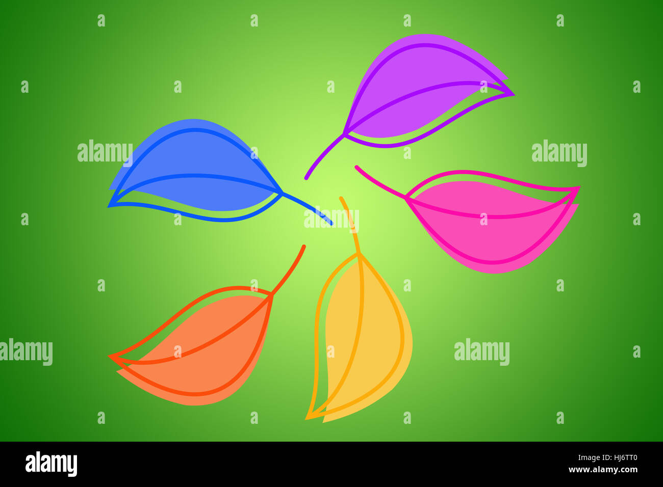 leaf, art, isolated, colour, model, design, project, concept, plan ...