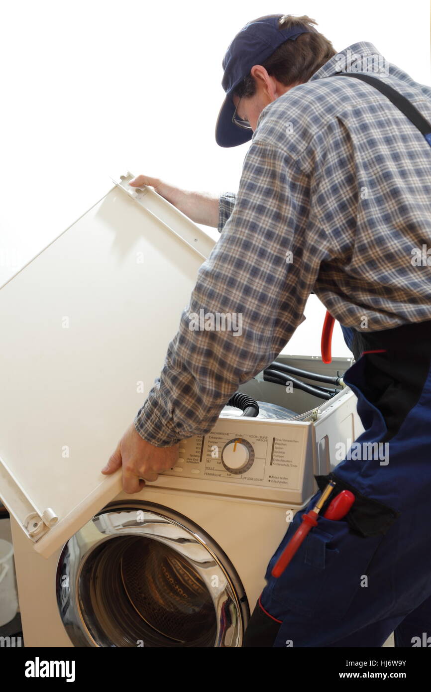 Sales person customer washing machine hi-res stock photography and ...