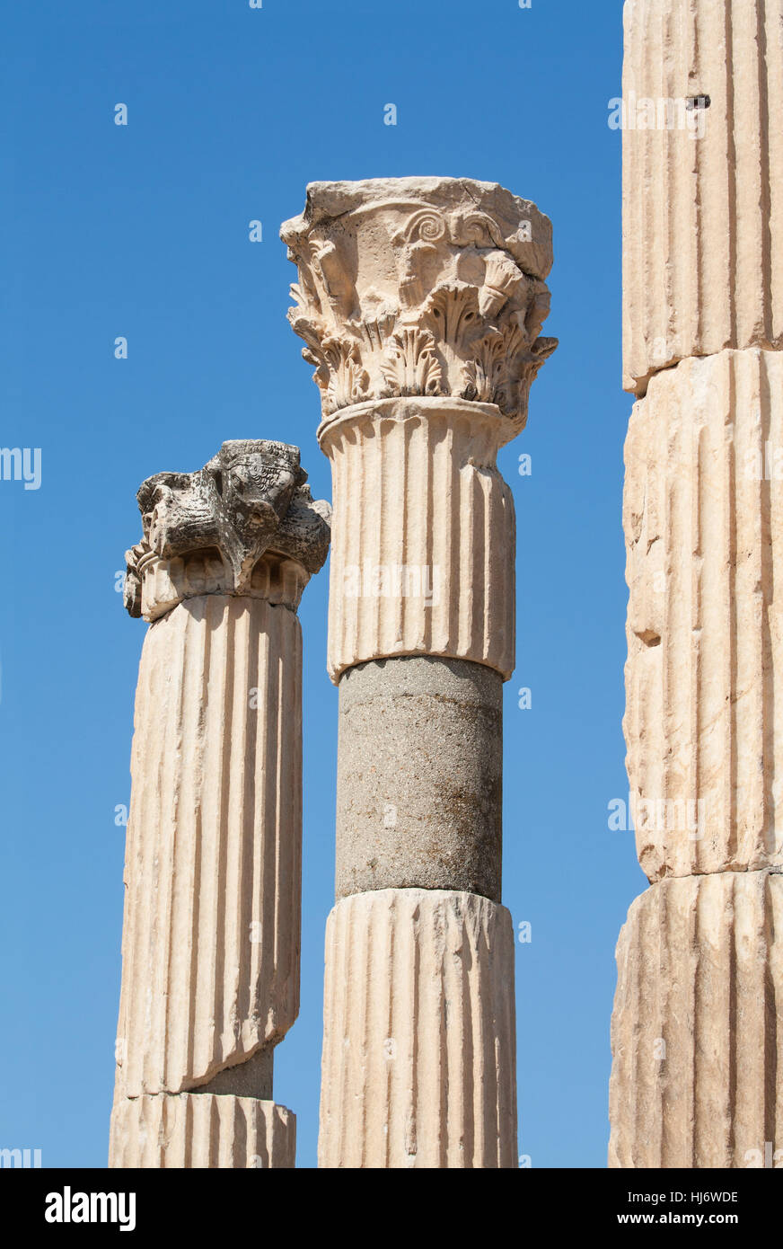 columns, greek, ruins, turkey, roman, scene, location, site, ancient ...