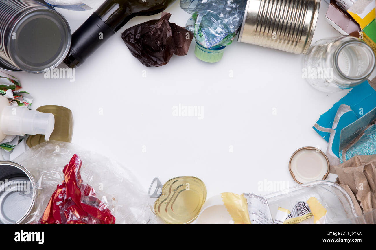 Waste for refining on table Stock Photo - Alamy