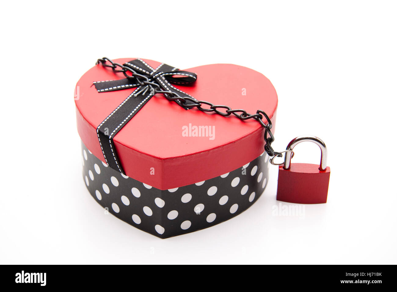 heart box with chain Stock Photo - Alamy