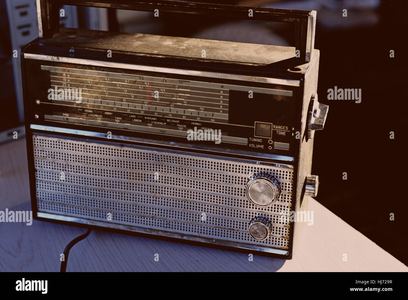 Photo of retro radio Stock Photo - Alamy
