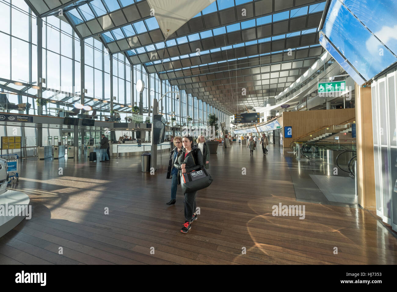 Interior from Arlanda Airport, Stockholm, Sweden Stock Photo - Alamy