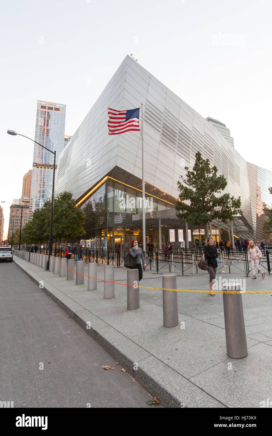 National September 11 Memorial museum at the World Trace Center, New ...