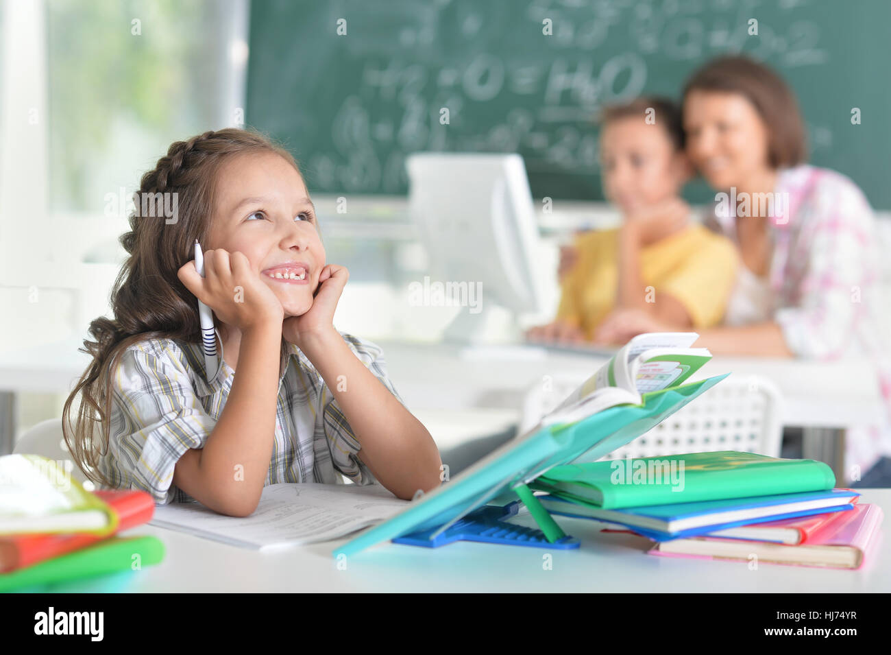 children at school in the classroom Stock Photo - Alamy