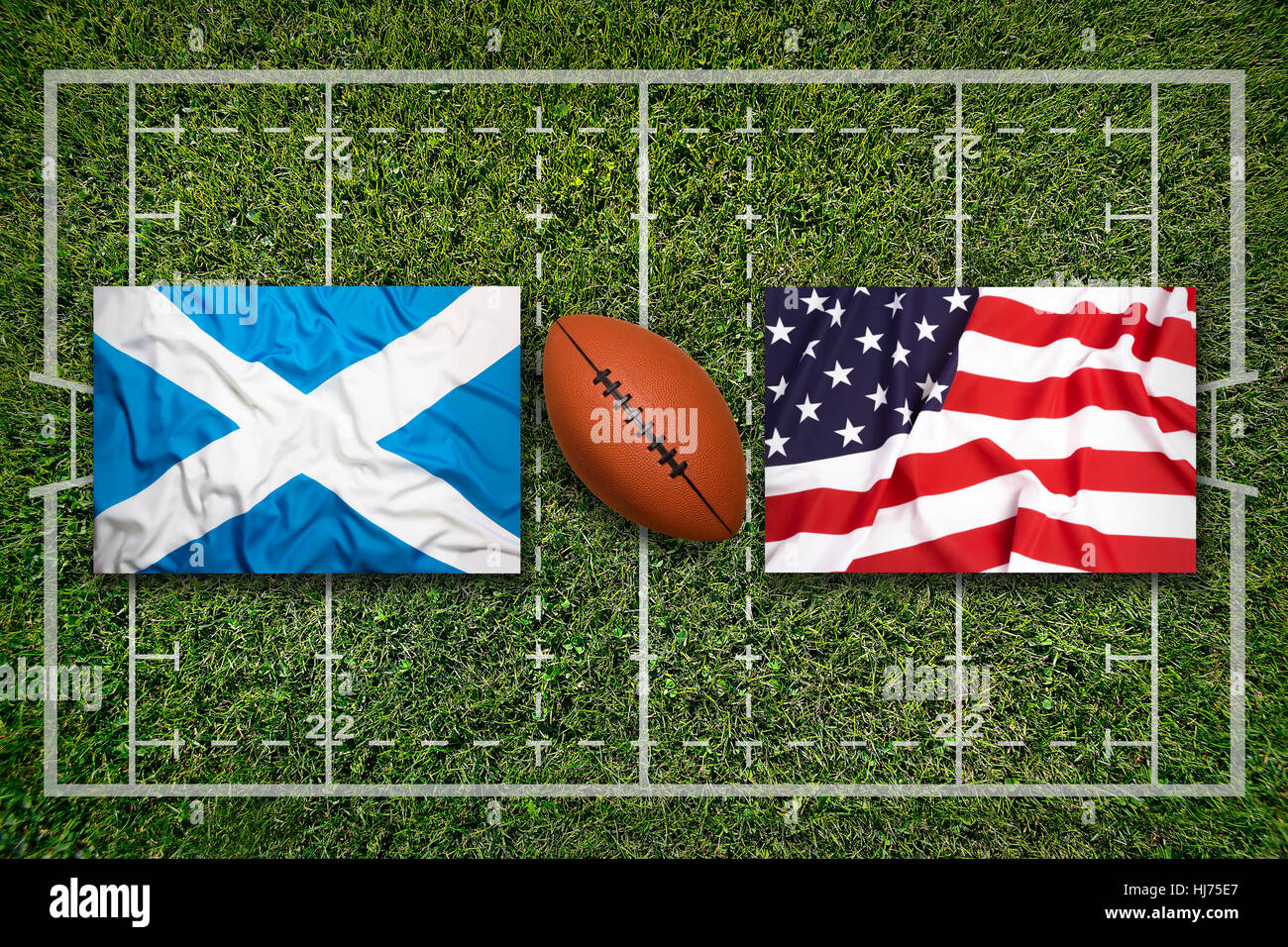 Usa scotland flag hi-res stock photography and images - Alamy