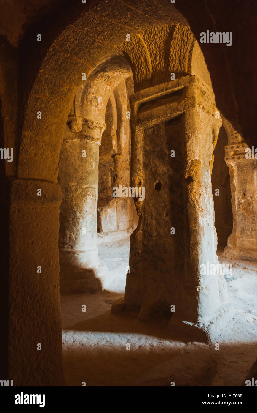Cave church in Selime monastery Cappadocia, Turkey Stock Photo - Alamy