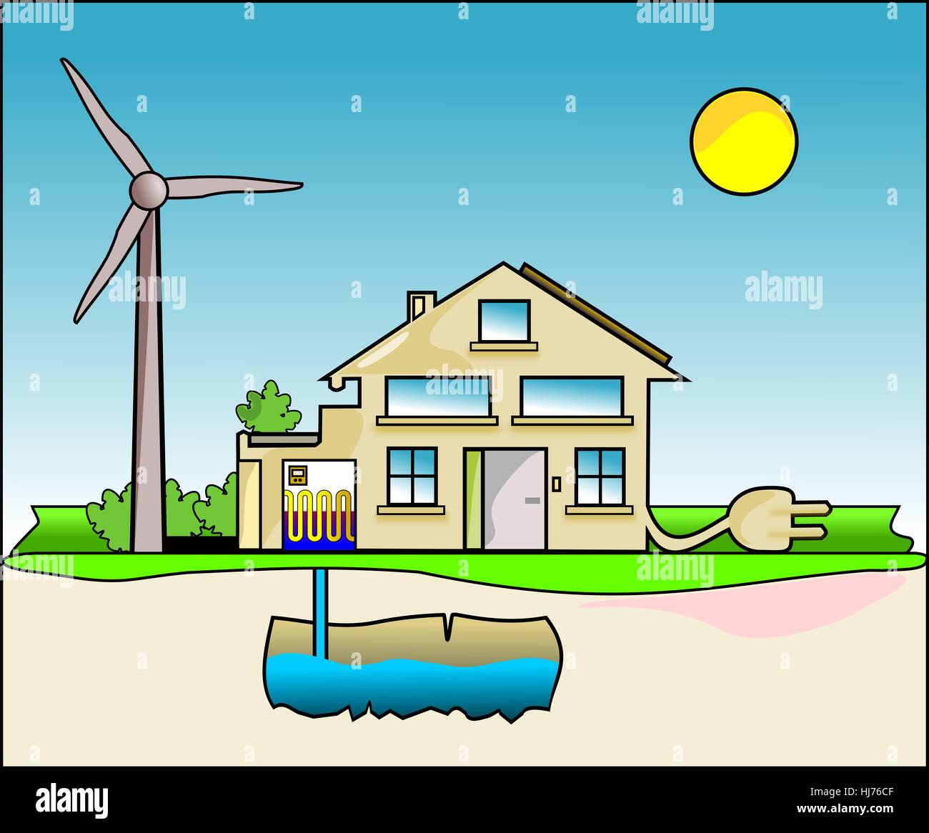 house, building, calculation, environment, enviroment, comic, green ...