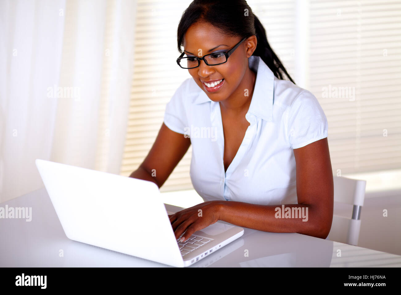 woman, office, laptop, notebook, computers, computer, laugh, laughs ...