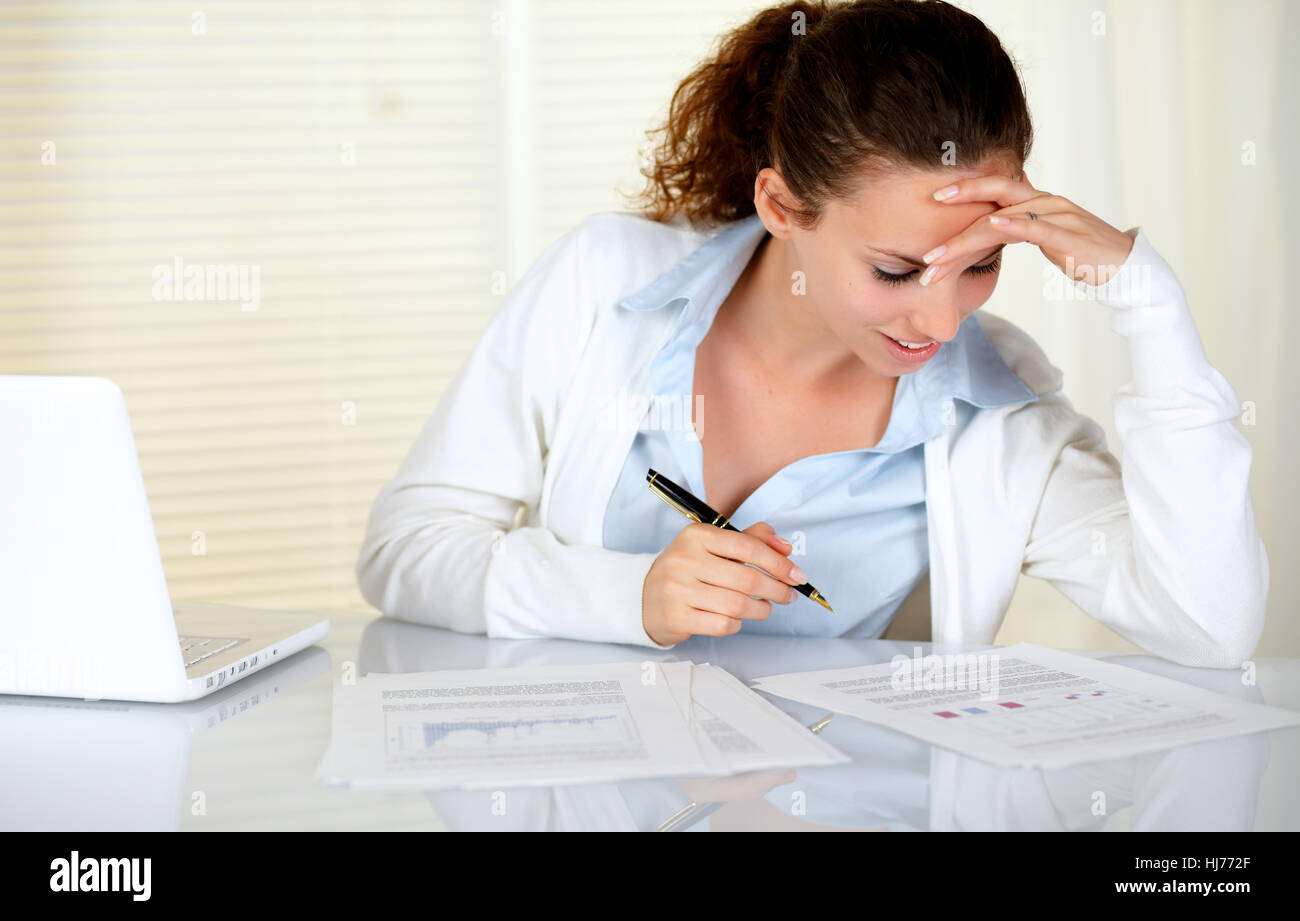 woman, office, laptop, notebook, computers, computer, laugh, laughs ...