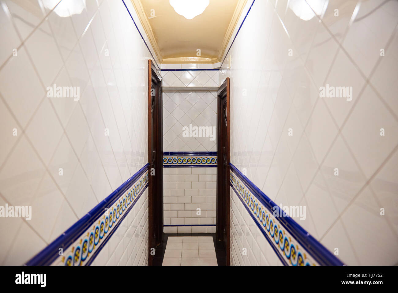 Hall of ancient tiles, Madrid, Spain, Europe Stock Photo - Alamy