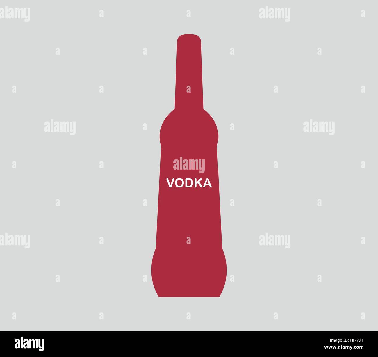 Bottle icon of vodka Stock Vector Image & Art - Alamy