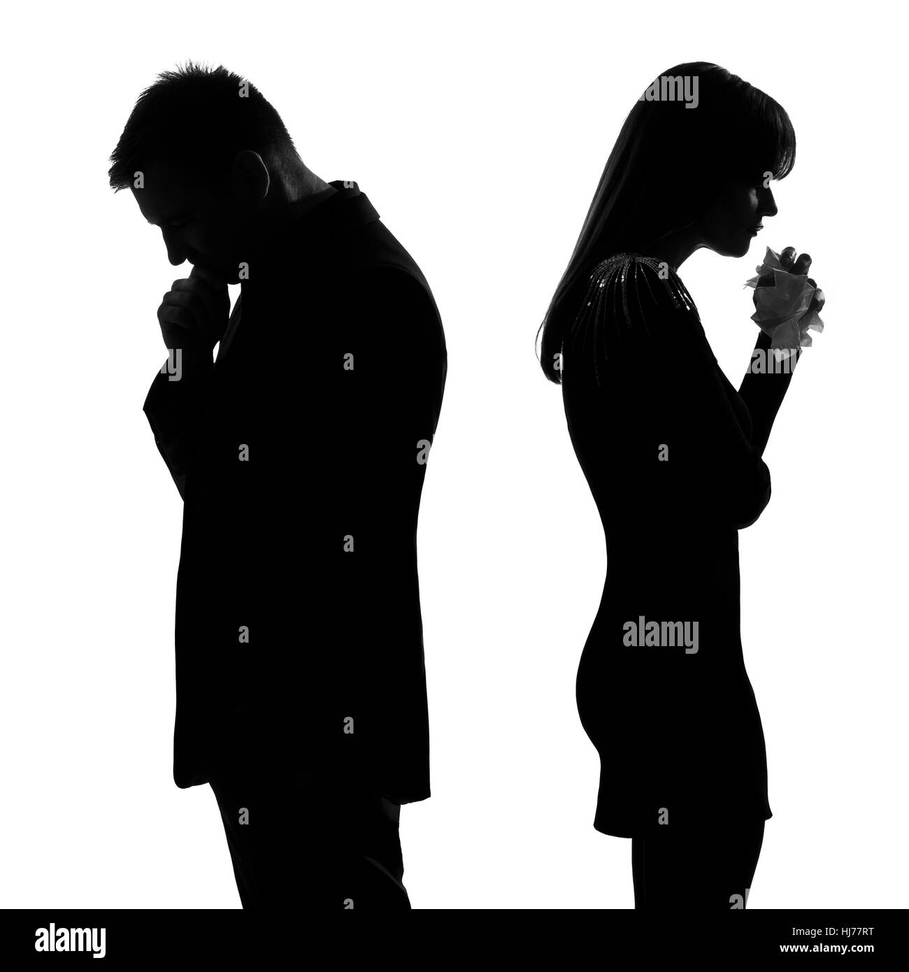 Portrait sad crying woman Cut Out Stock Images & Pictures - Alamy