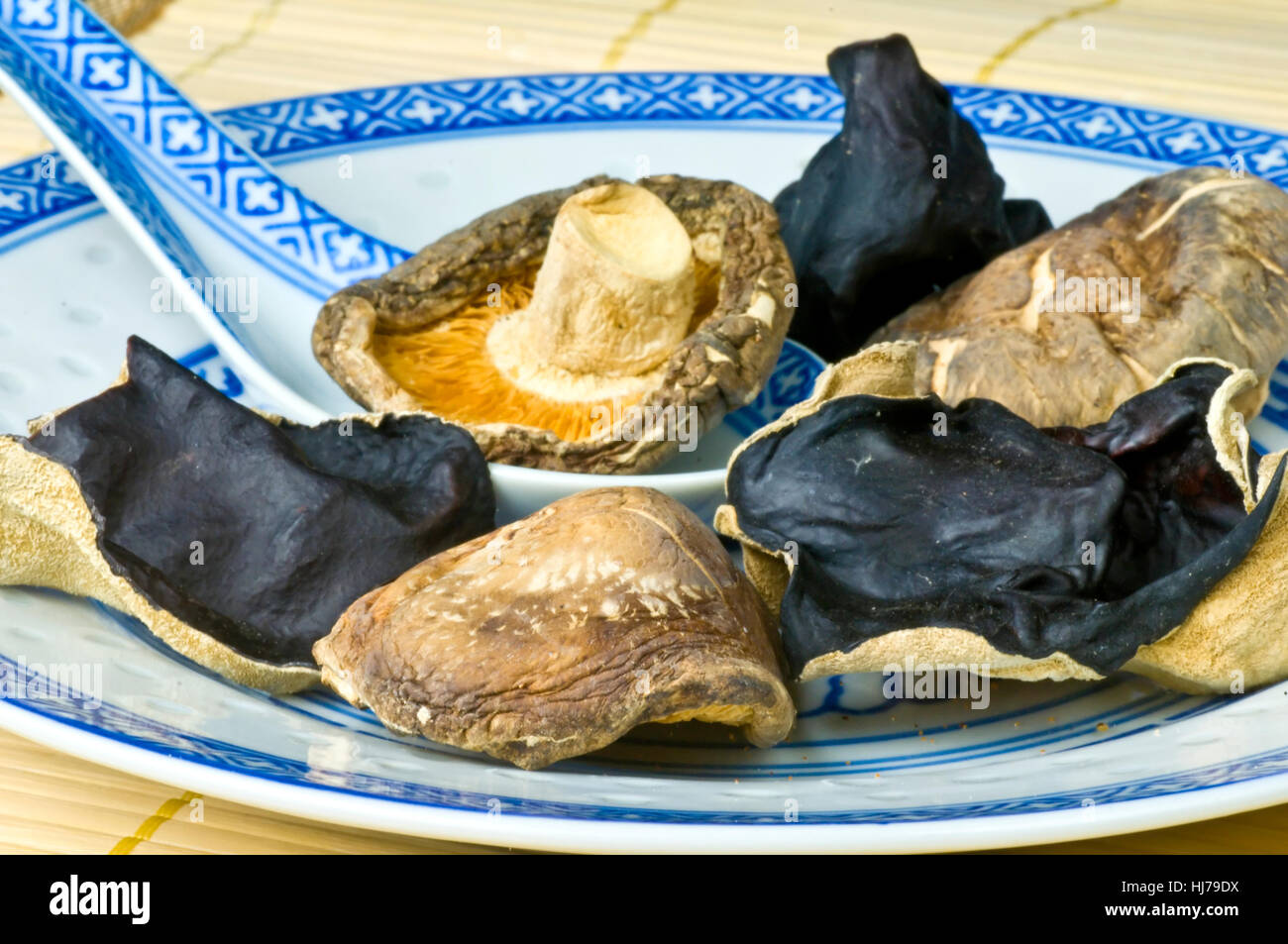 asiatic, noble, spicy, mushroom, fungus, chinese, dried, delicacy ...