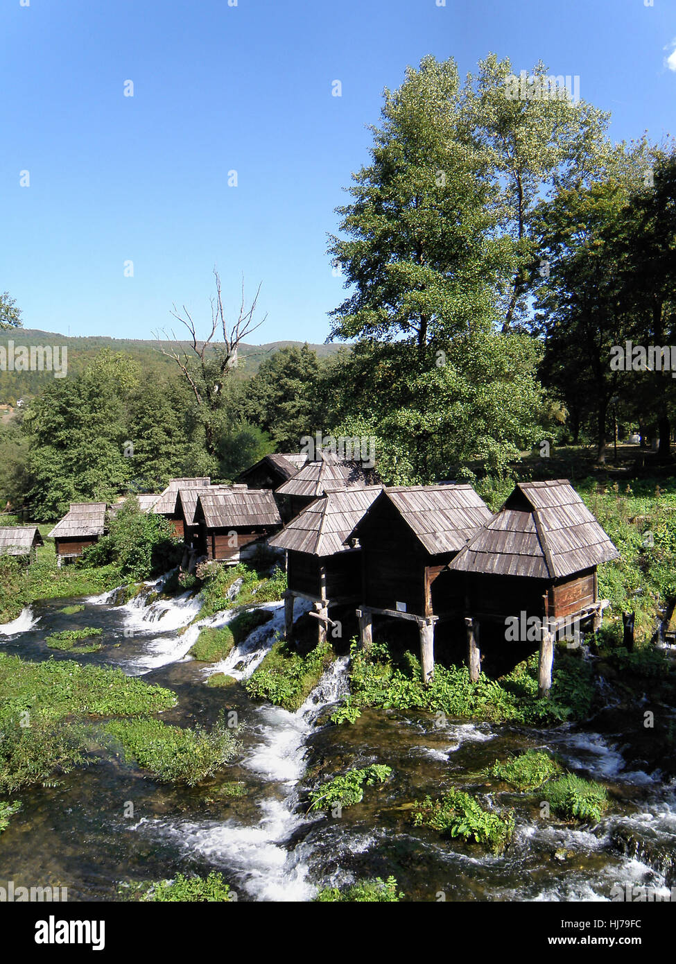 Pliva lakes watermills hi-res stock photography and images - Alamy