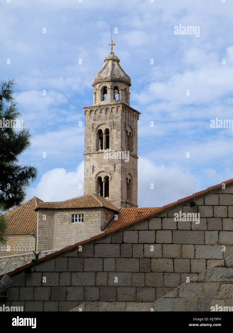 tower, church, cross, monastery, style of construction, architecture ...