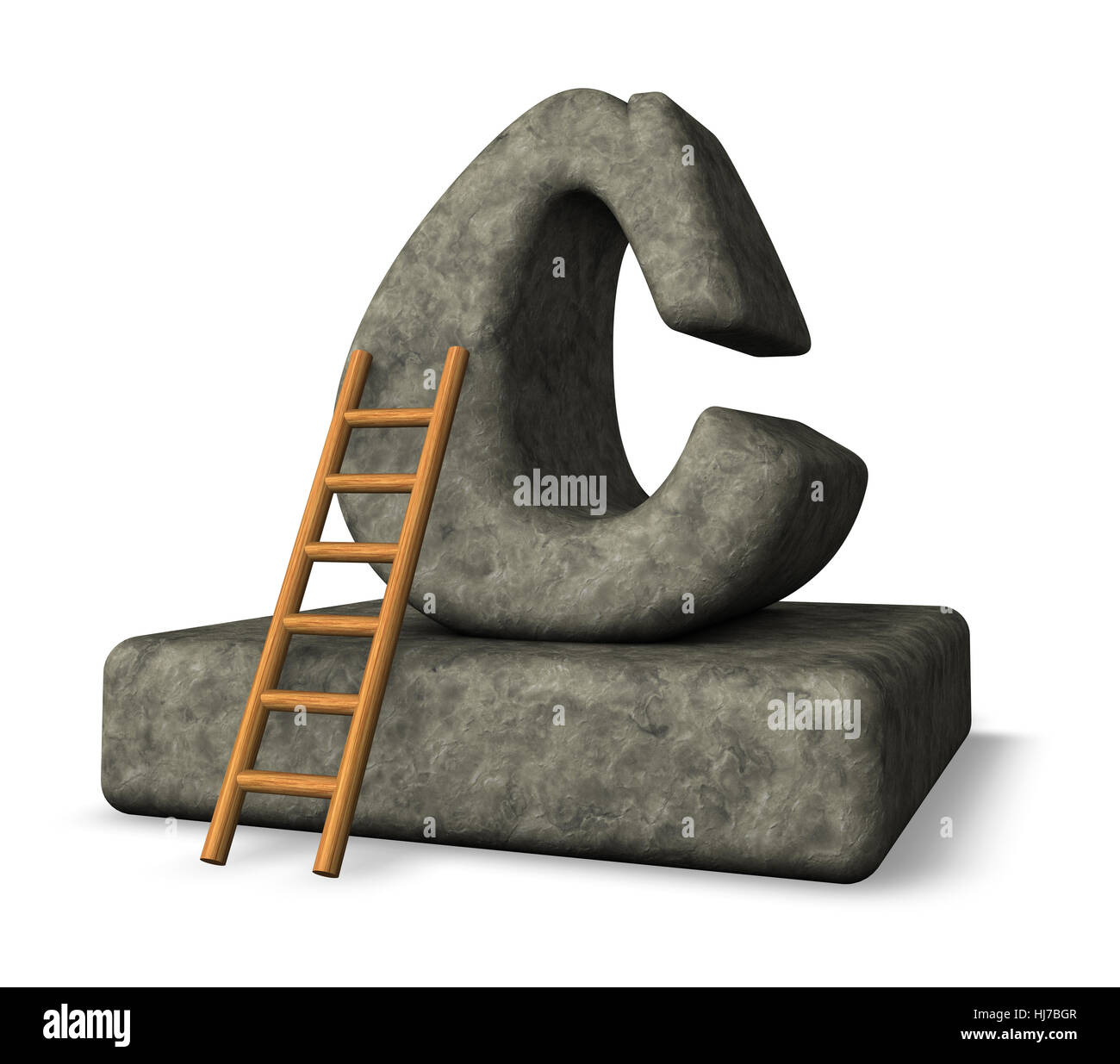 Plinth ladder hi-res stock photography and images - Alamy