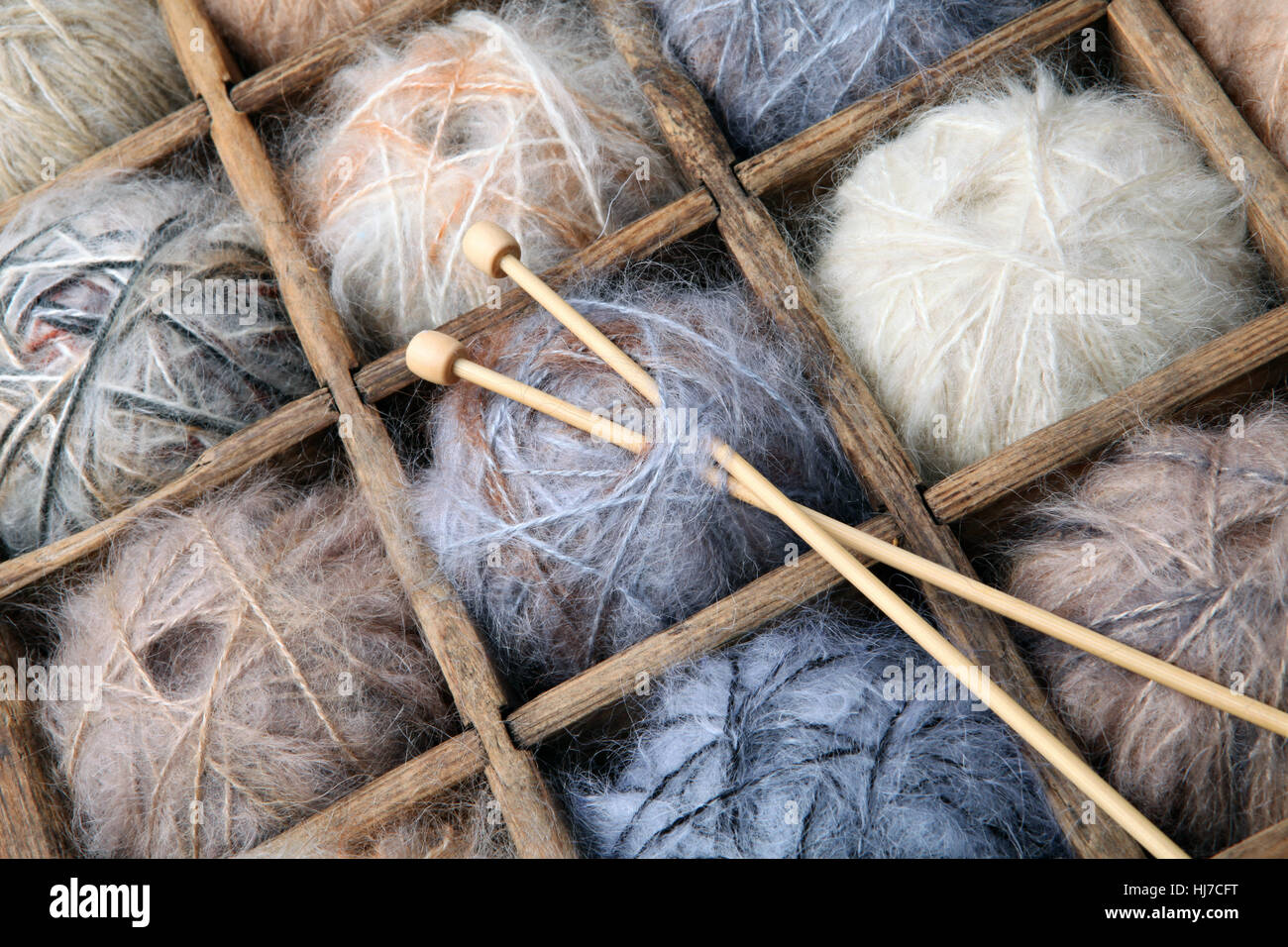 Image of colorful wool and mohair yarn collection Stock Photo - Alamy