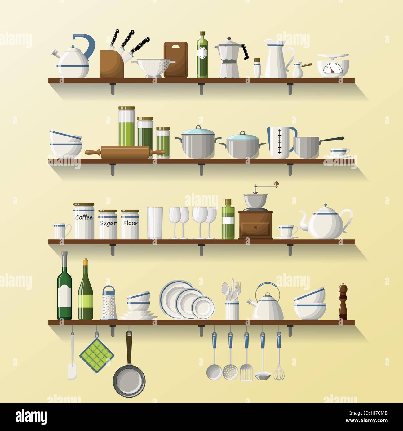 Tea pots cups Stock Vector Images - Alamy