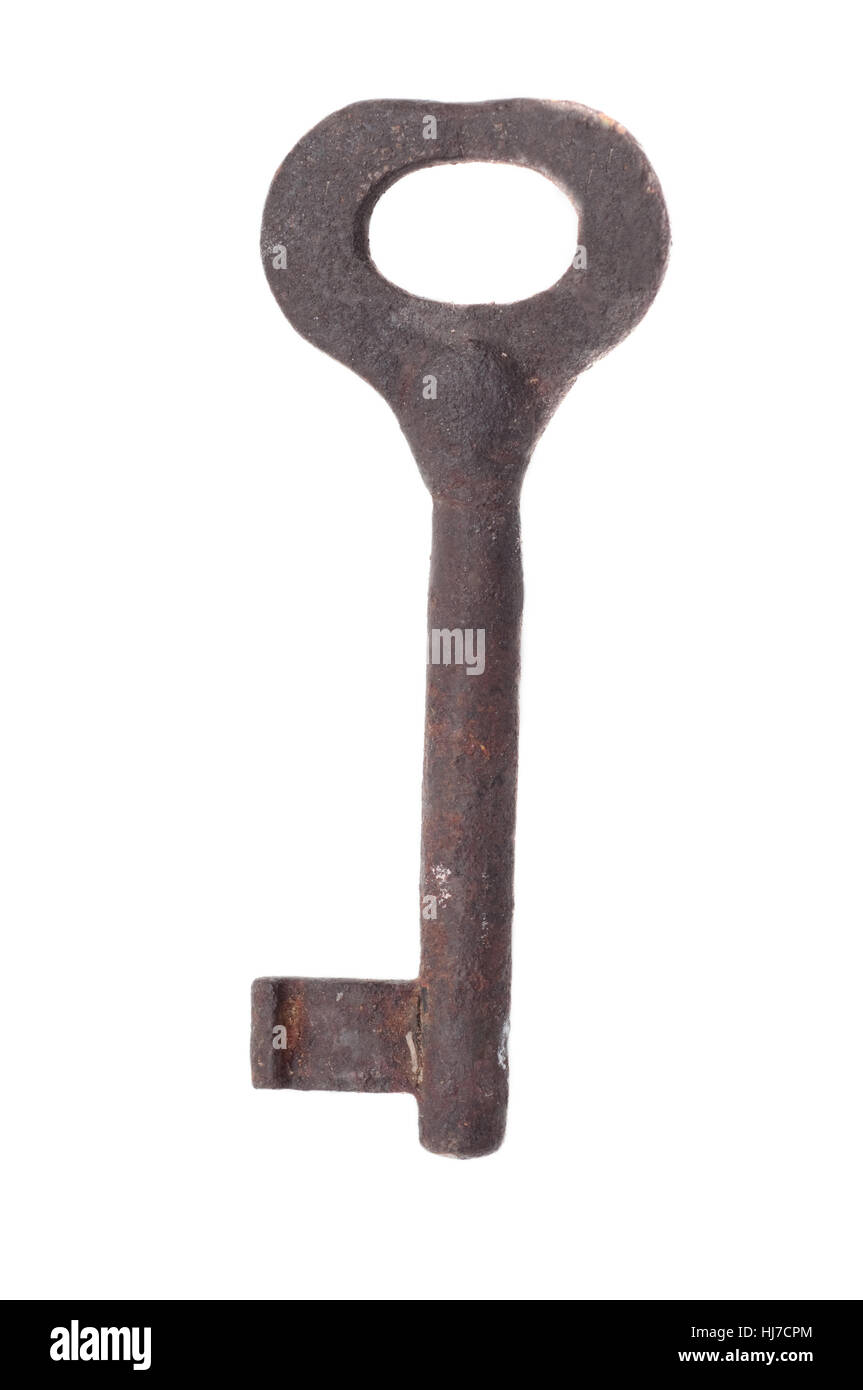 object, single, isolated, antique, door, vintage, metal, rusty, open ...