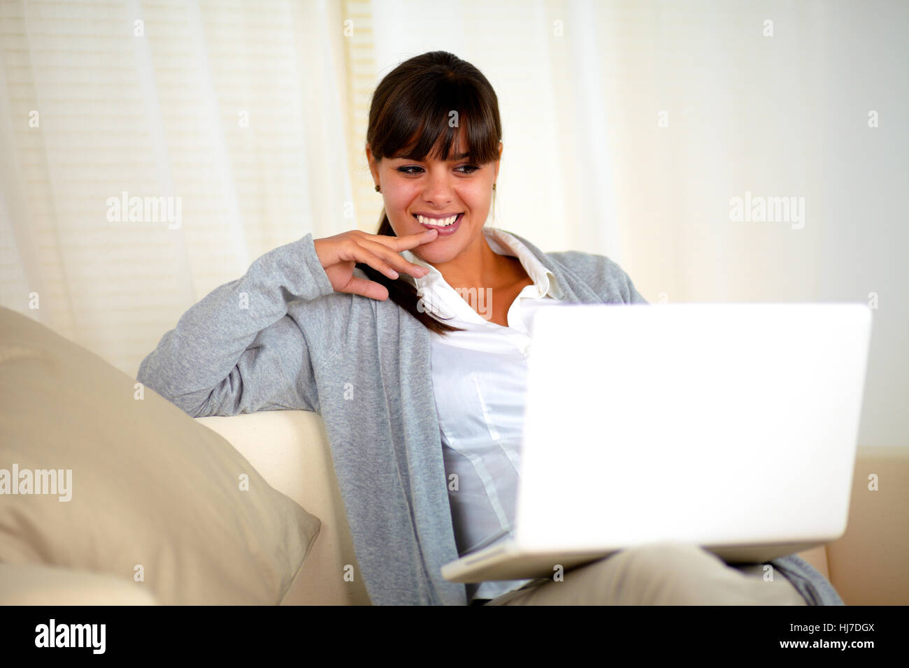 woman, gesture, house, building, laptop, notebook, computers, computer ...