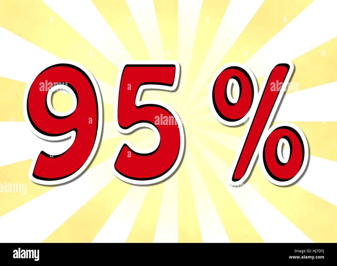 95 percentage hi-res stock photography and images - Alamy